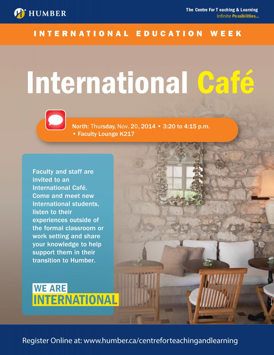 International Cafe-North Campus | Humber Communiqué
